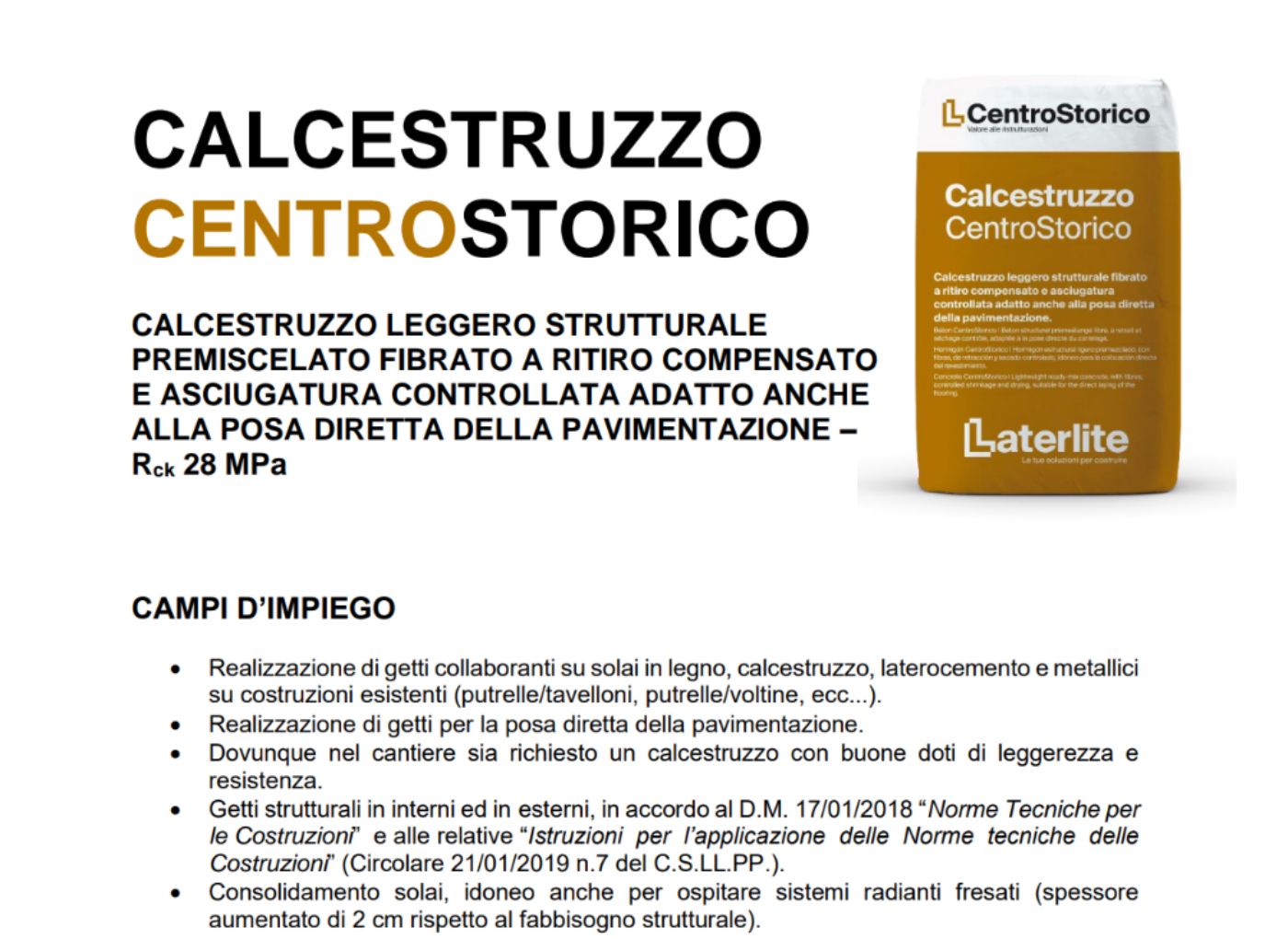 Calcestruzzo alleggerito fibrato | CentroStorico -Leca